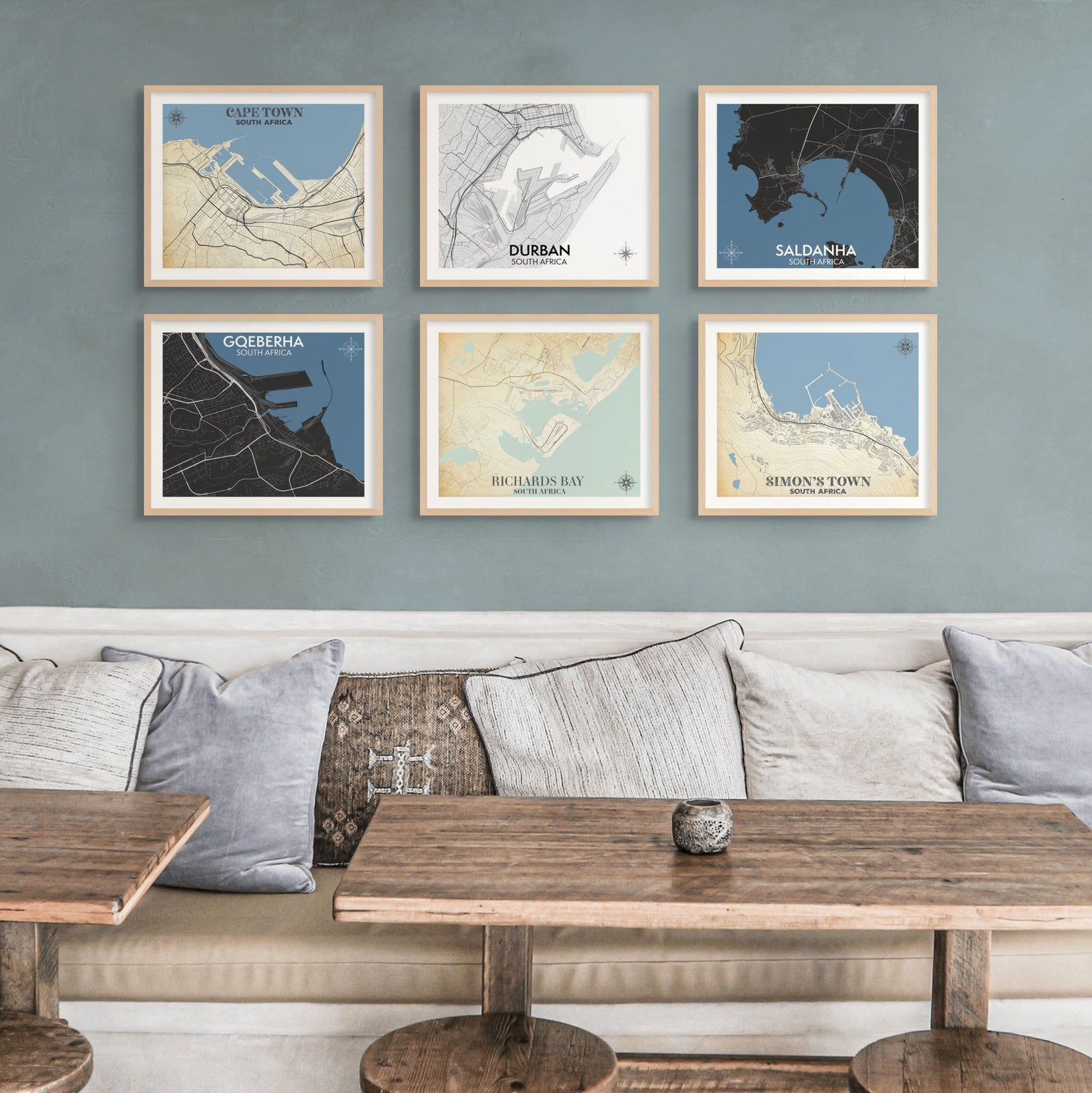 Knysna – Africa Map Art