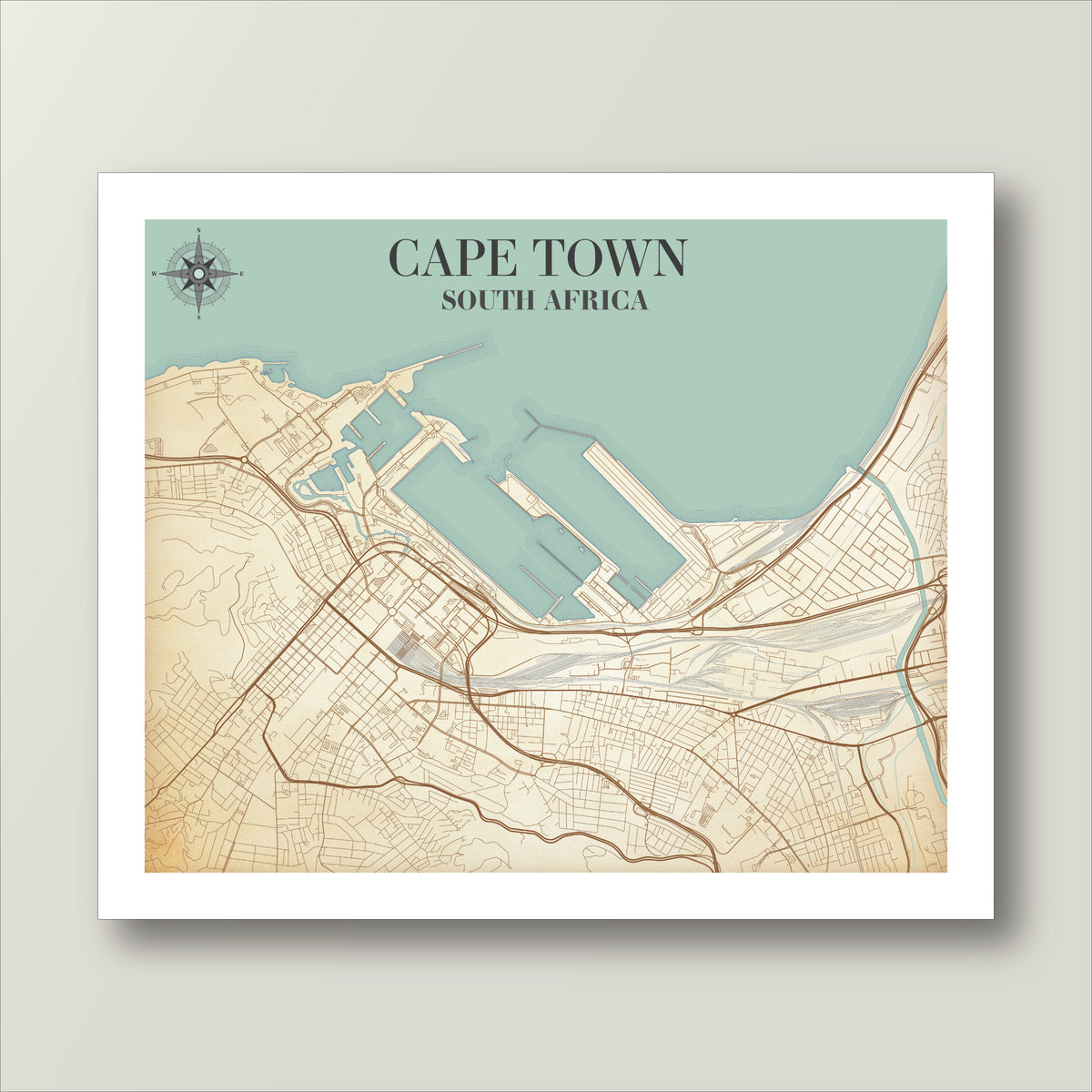 Harbours – Africa Map Art